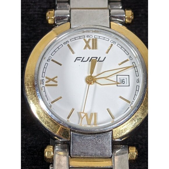 FUBU | Accessories | Vintage Fubu 7 Jewels Swiss Date Indicator Two ...